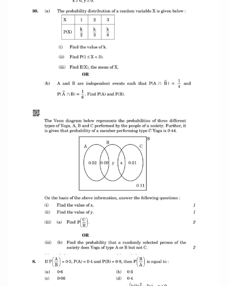 Guess Questions Probability | PDF