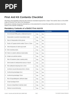 Fire Drill Checklist | PDF | Emergency Evacuation | Safety