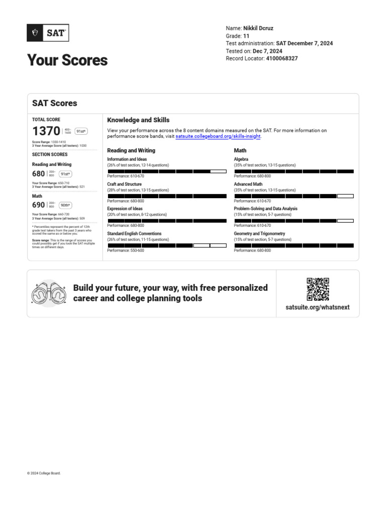 Digital Sat k12 Student Weekend 136185701 | PDF | Sat | Mathematics