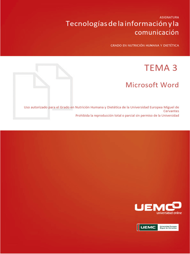 Tema 3. Microsoft Word-24-25 | PDF | Microsoft Word | Procesador de textos