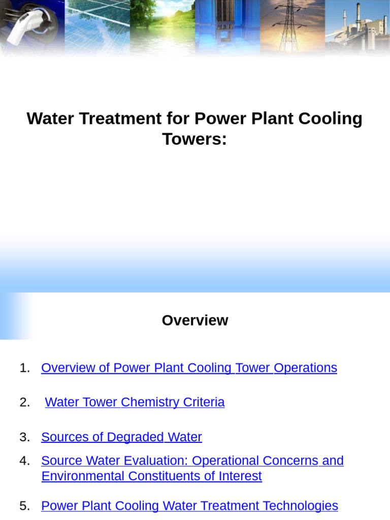 Cooling Tower Water Treatment Guide | PDF | Membrane | Water