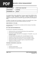 Messman Job Description | PDF