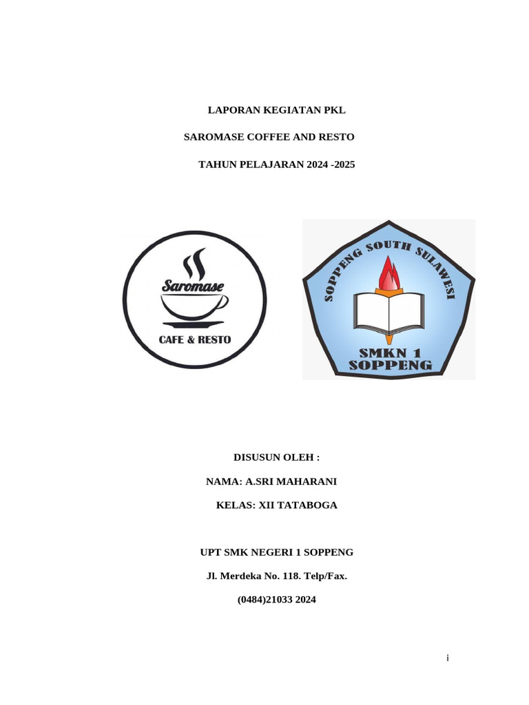 LAPORAN KEGIATAN PKL Edit-2dari Sukiaki | PDF