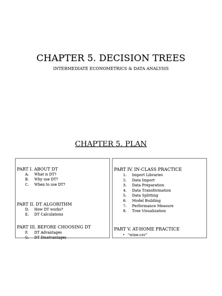 Chapter 5. Decision Trees | PDF | Gini Coefficient | Applied Mathematics