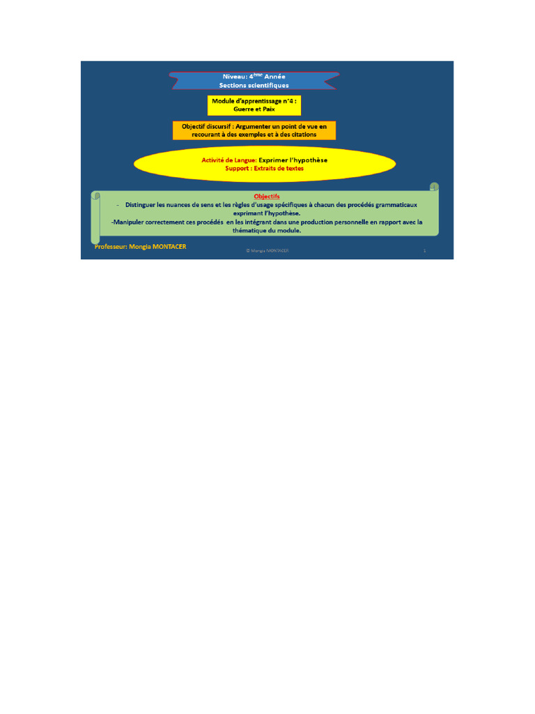 francais bac 2 | PDF