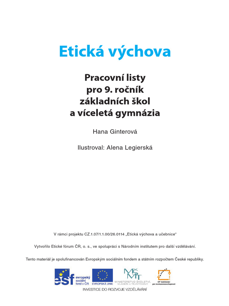 Pracovni Listy 9 Rocnik W | PDF