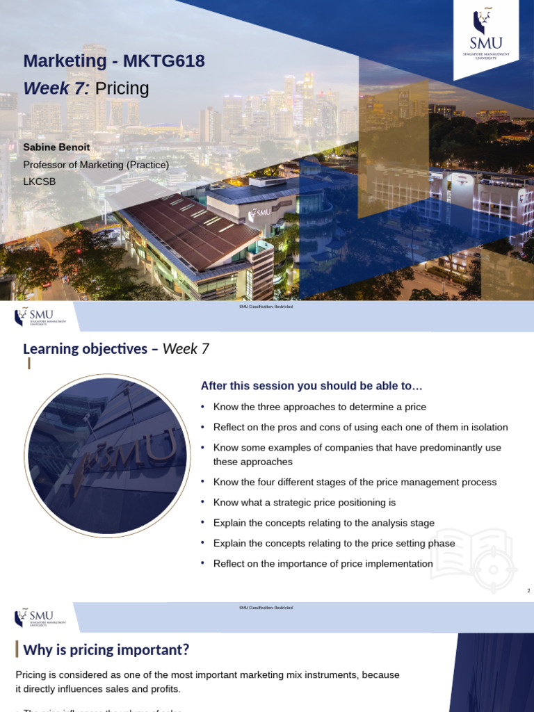 Pricing Strategies and Management Insights | PDF | Pricing | Demand