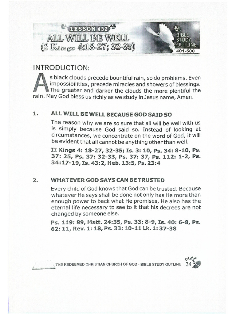 All Will Be Well Digging Deep | PDF