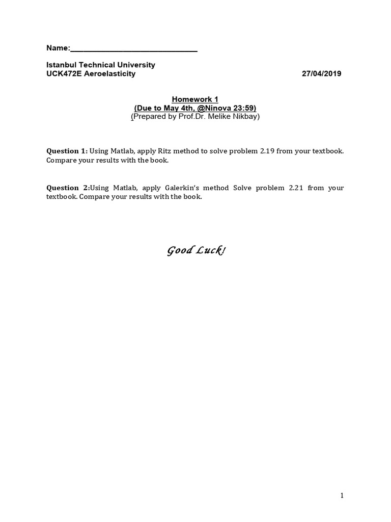 UCK472E - Homework 2 Spring 2019 | PDF