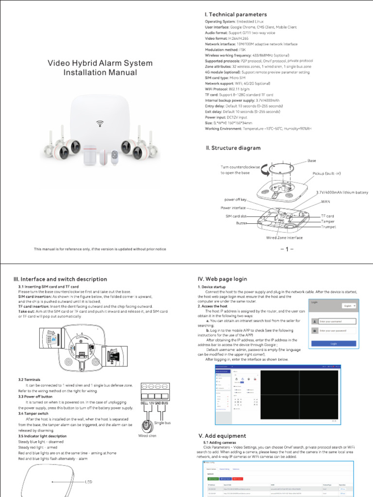 MA-IV EN Smart Alarm Hub | PDF