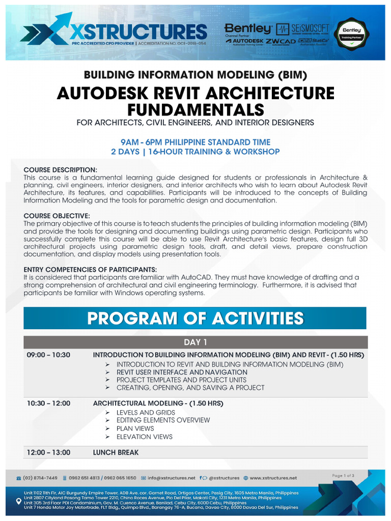 Building Information Modeling Bim Autodesk Revit Architecture Fundamentals For Architects Civil