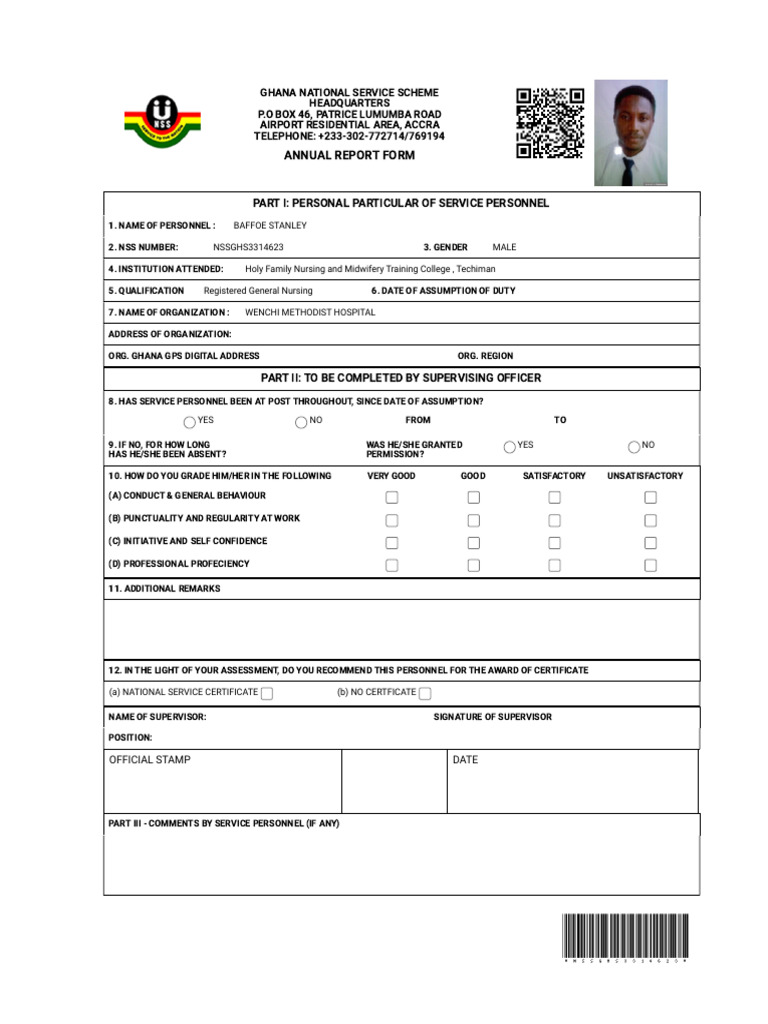 Nss Evaluation Form, 2024 | PDF