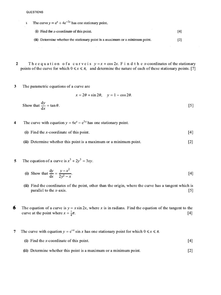 P3 Differentiation Worksheet | PDF