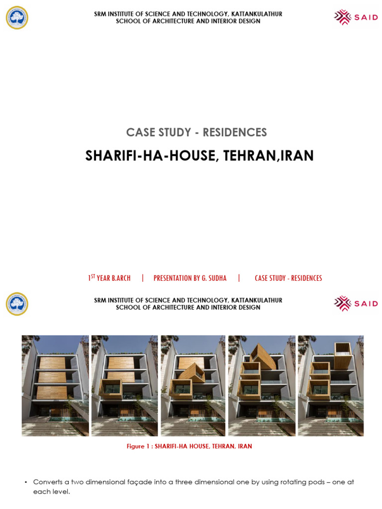 Sharifi-Ha House Case Study | PDF | Room | Roof