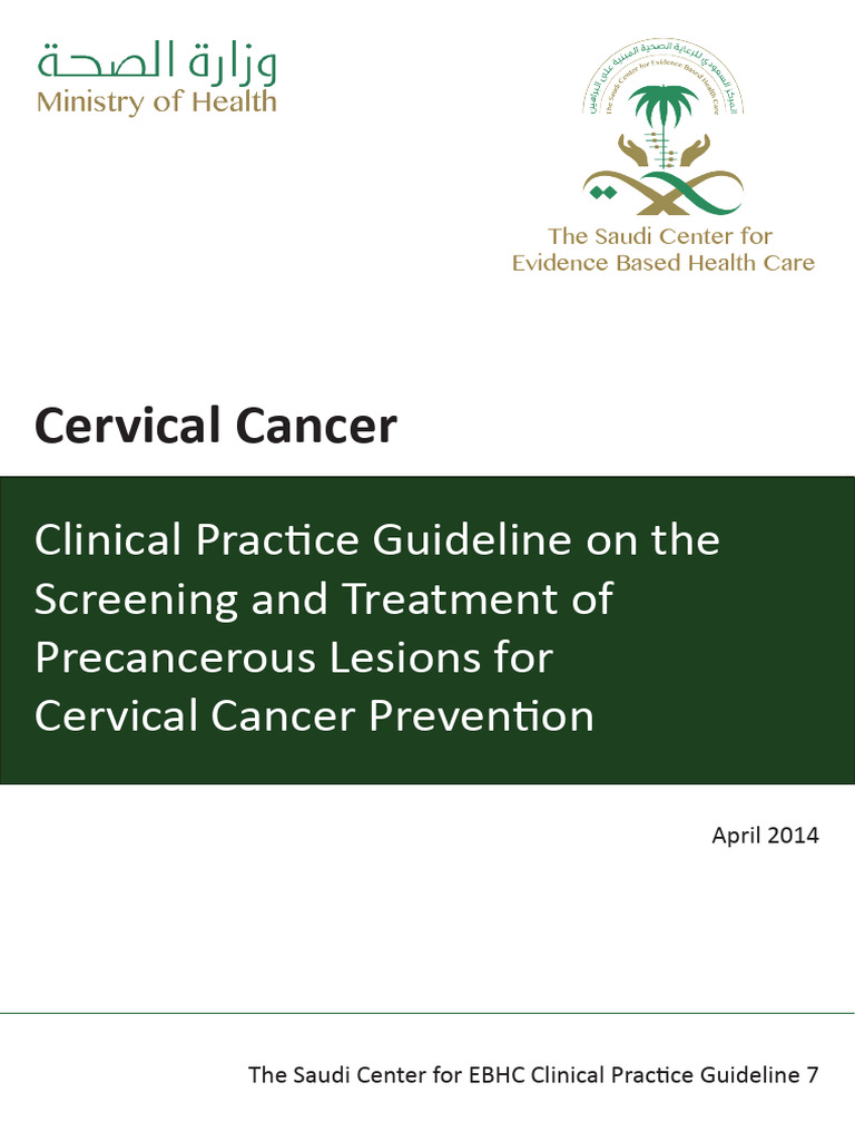 Cervical Cancer Screening Guidelines | PDF | Cervical Cancer ...