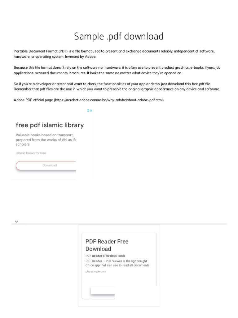 Sample .PDF Download - File Examples Download | PDF | Computing | Software