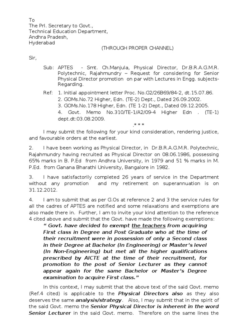 Letter for Prom | Academia | Further Education