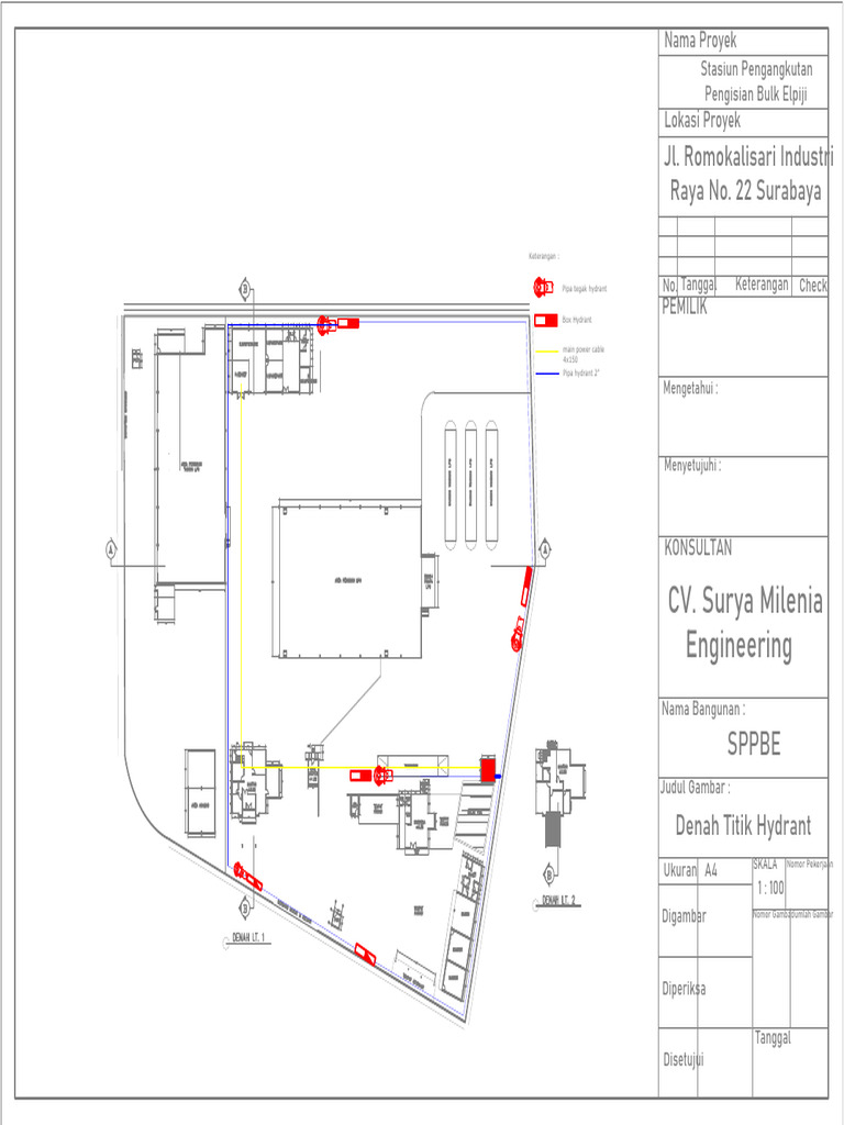 Layout Hydrant-Model | PDF