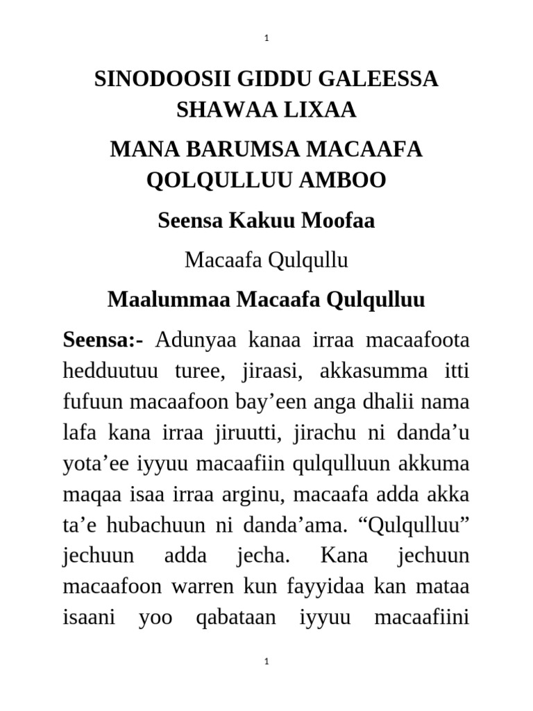 Hikaa Seensaa Kakuu Moofaa 1ffa | PDF