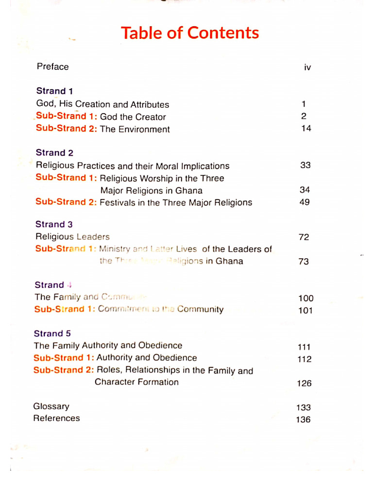 Basic Six (6) RME Textbook | PDF