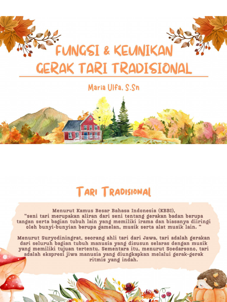 Keunikan Gerakan Tari | PDF