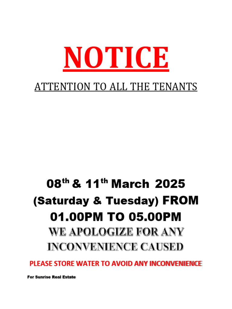 Tank Cleaning NOTICE... (1) | PDF