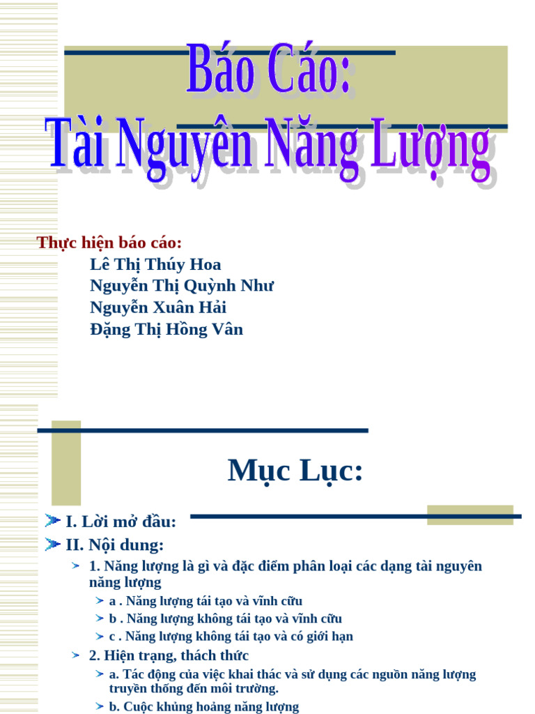 Tai Nguyen Nang Luong TH | PDF