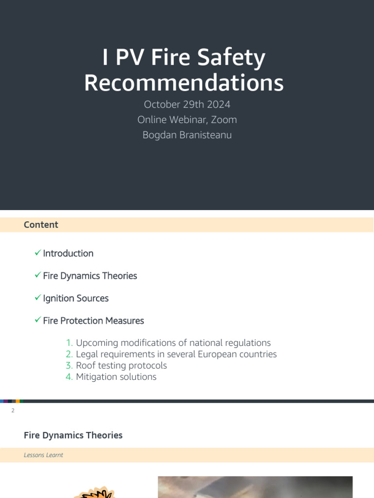 2024 Fire Safety Guidelines for PV Systems | PDF | Combustion | Fires