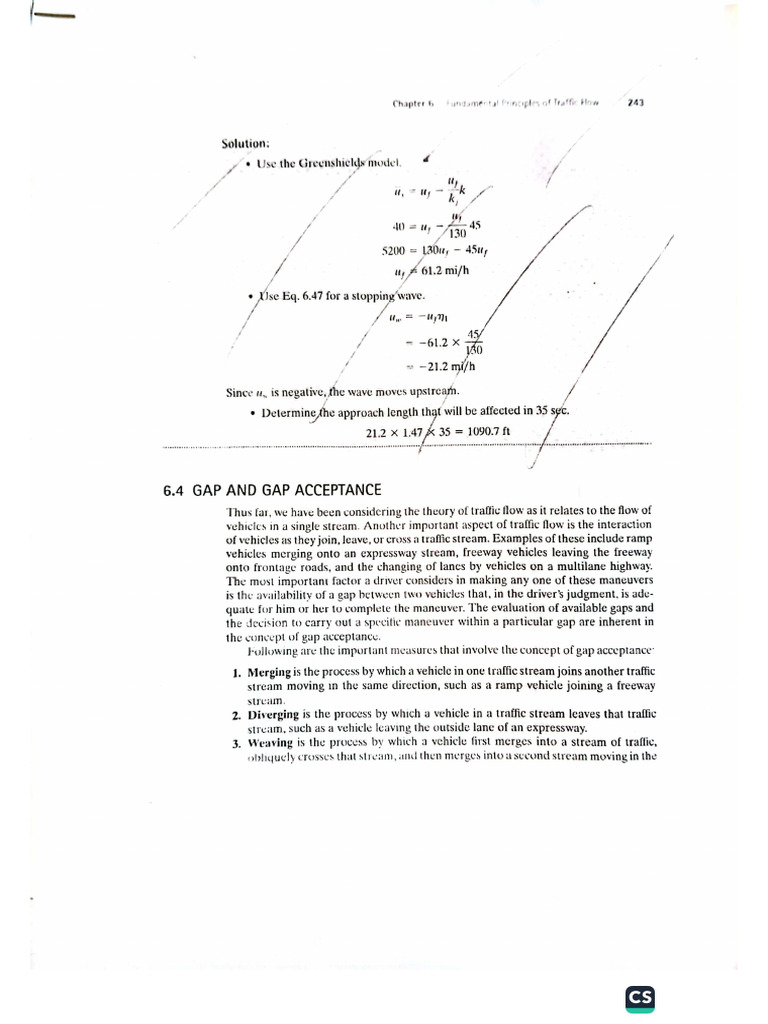 Gap and Gap Acceptance | PDF