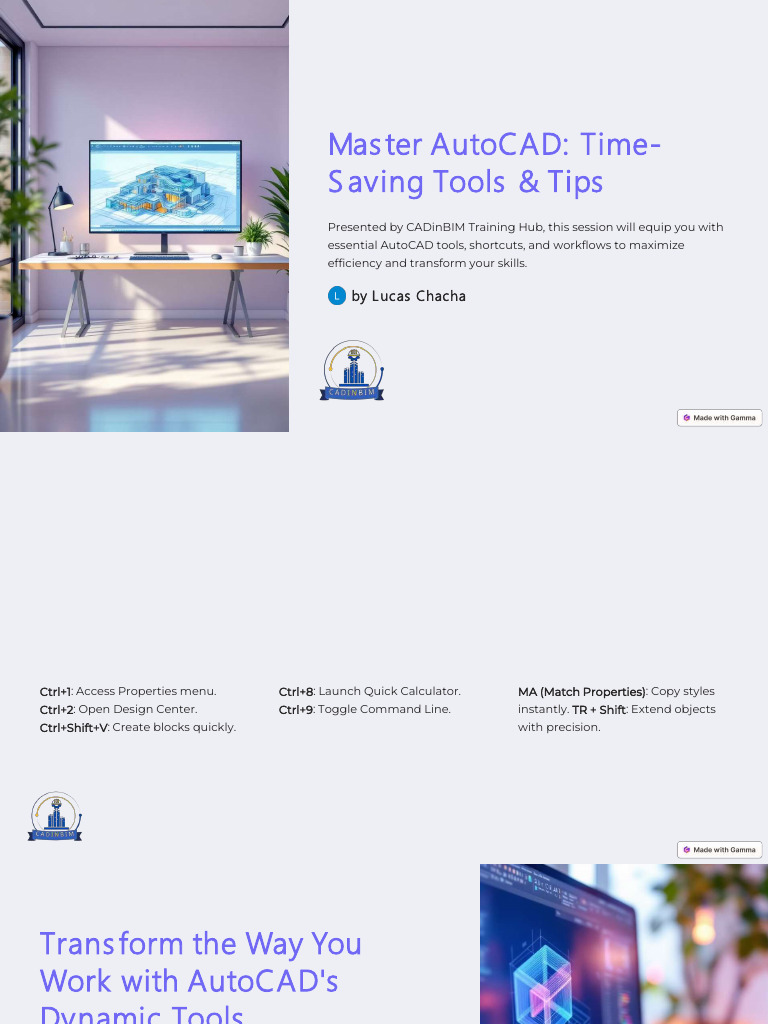 #Master AutoCAD Time Saving Tools and Tips. | PDF