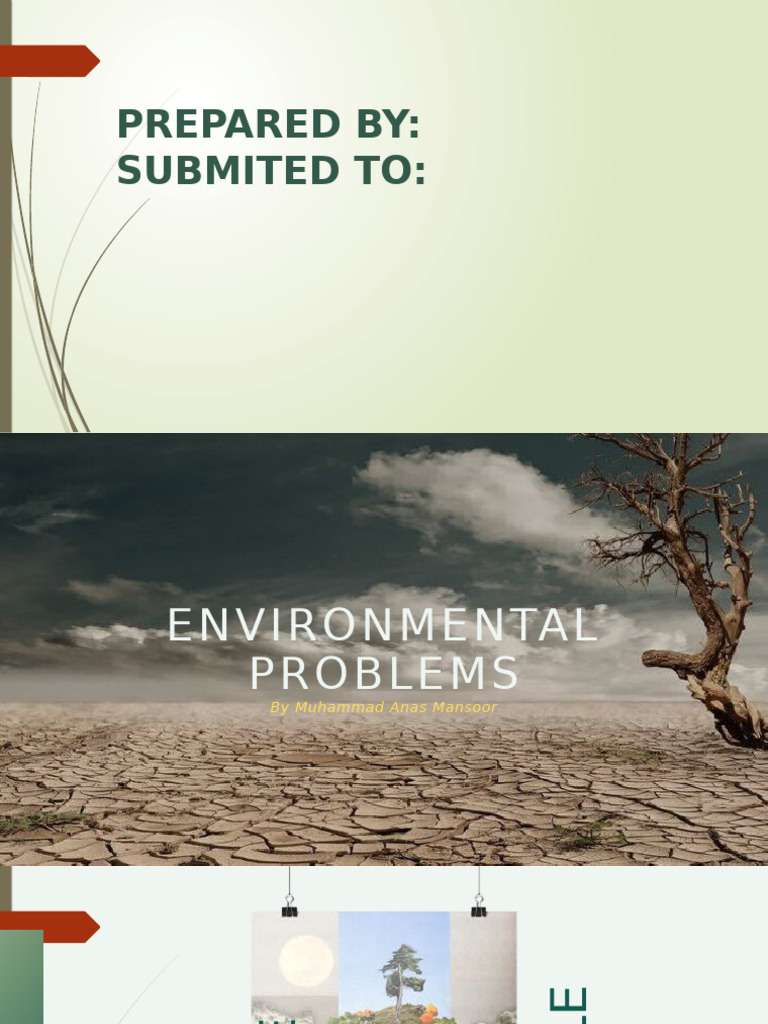 Man-Made Environmental Issues Explained | PDF | Deforestation | Pollution