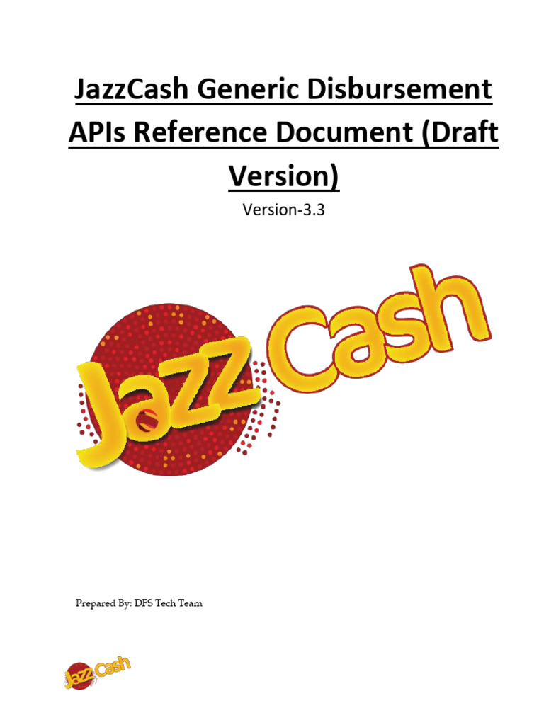 Generic disbursement APIs integration guide v3.3 | PDF | Key (Cryptography) | Transport Layer ...