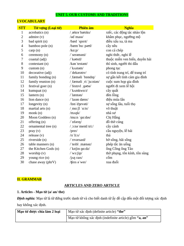 (E8-Gs) Unit 5 | PDF