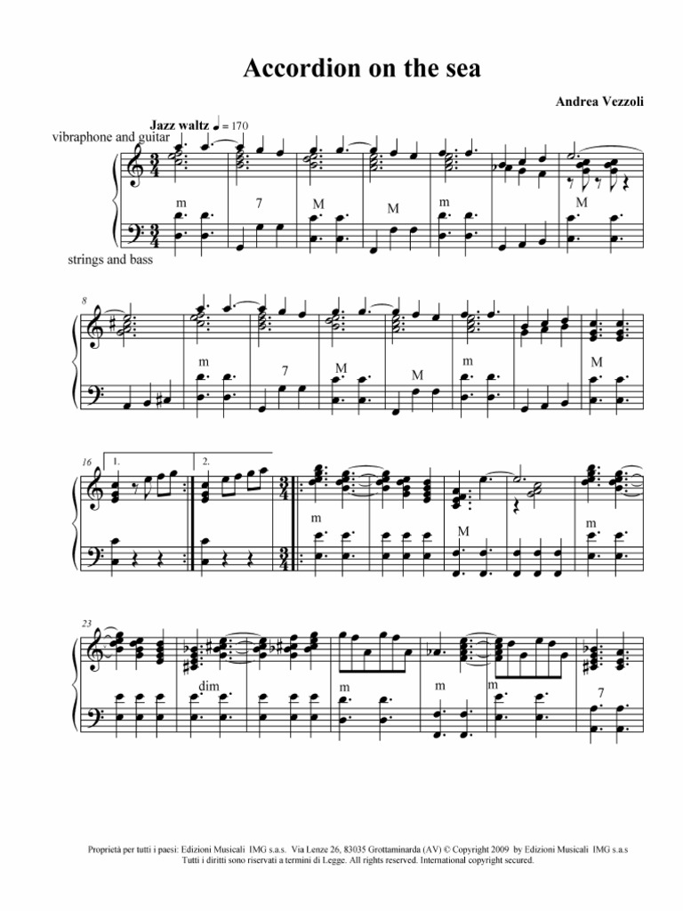 Accordion On The Sea | PDF