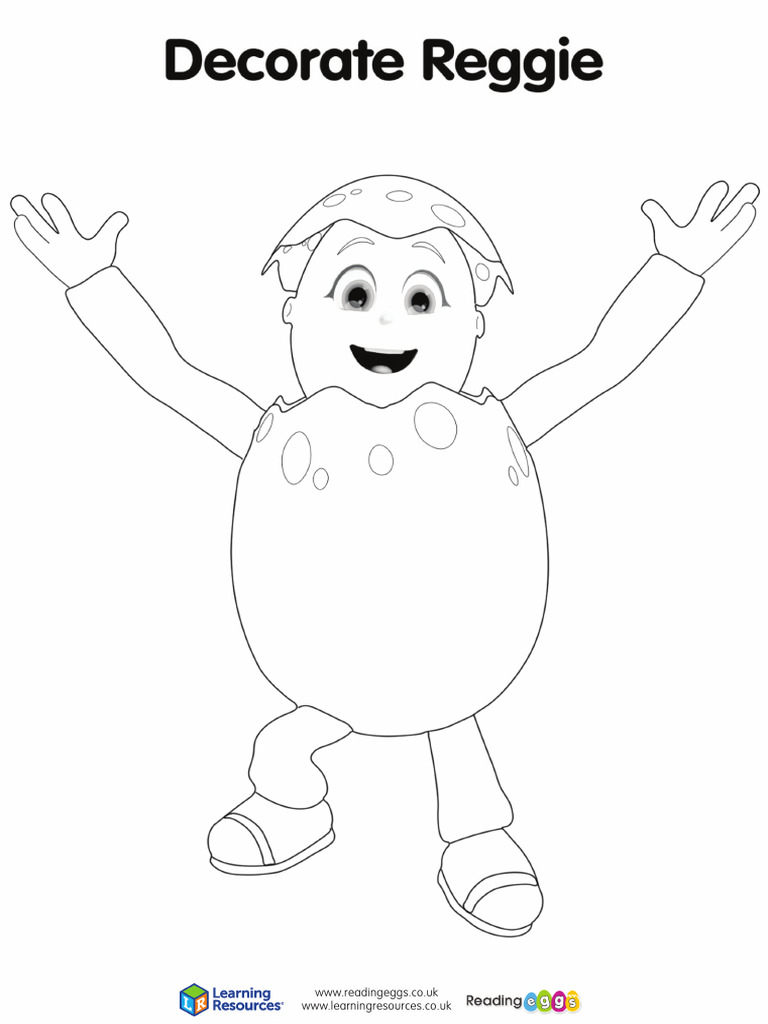 Decorate Reggie by Reading Eggs | PDF