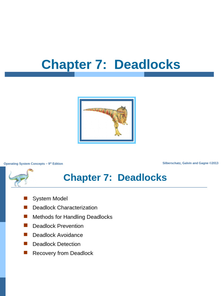 Chapter 7 (Deadlocks) | PDF | Computer Science | Computing
