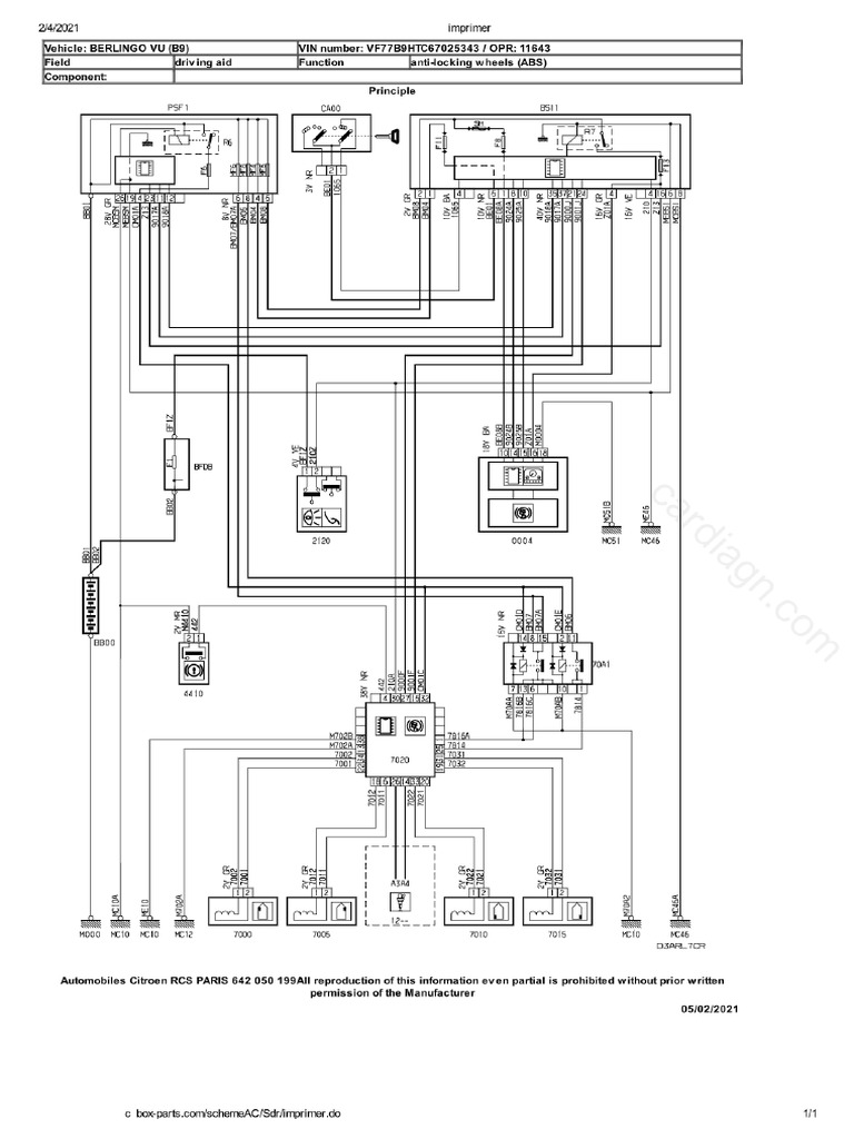 Berlingo VU B9 Ewd - ABS _ Free PDF | PDF
