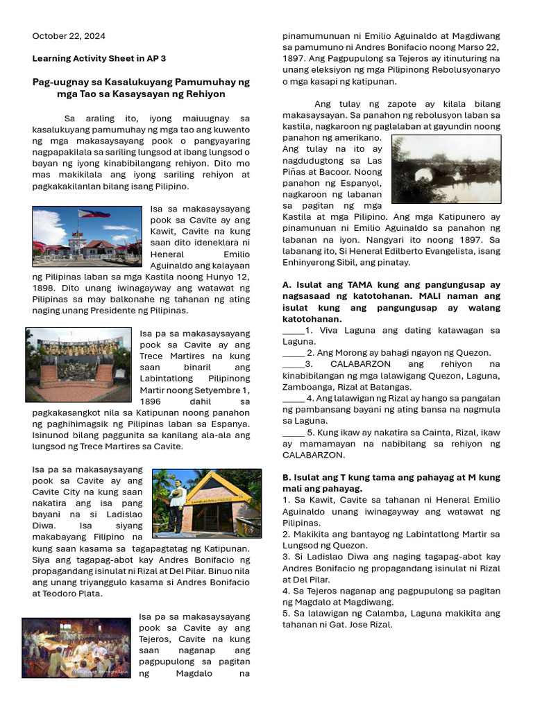 October 22 LAS AP 3 | PDF