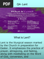 Lenten Promises | PDF | Lent | Asceticism
