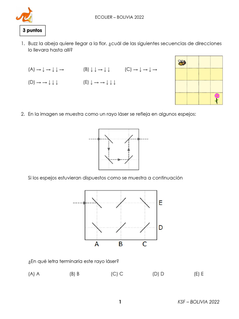 2022 BOL Ecolier | PDF