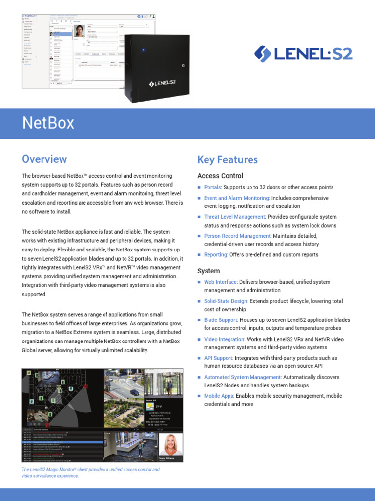 NetBox Datasheet 062024 tcm841-141123 | PDF | Web Application | Access ...