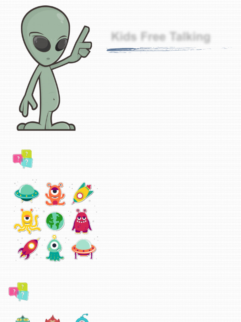 Kids Free Talking - Aliens | PDF