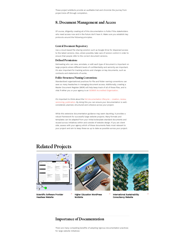 Crucible Io Insights News The Ultimate Website Project Documentation List 20 Must Have Documents ...