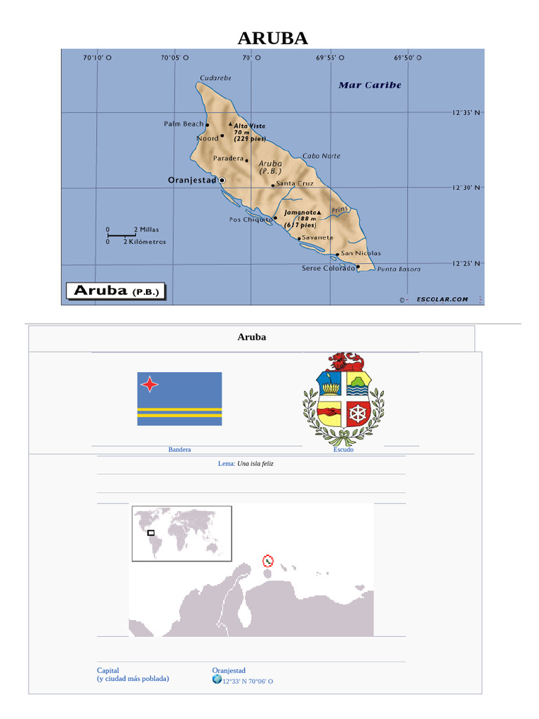 Aruba | PDF | Reino de los Países Bajos | Antillas Holandesas