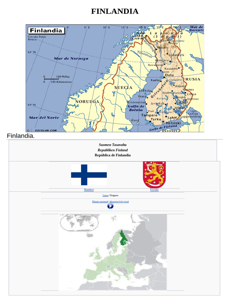 Finlandia | PDF | Finlandia | Unión Soviética
