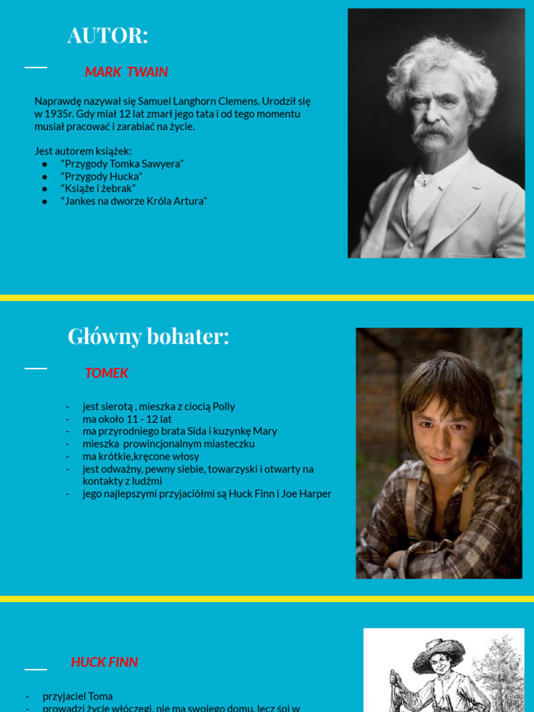 Przygody Tomka Sawyera | PDF