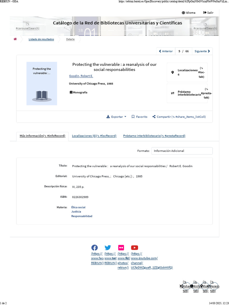 Rebiun - Oda 4 | PDF