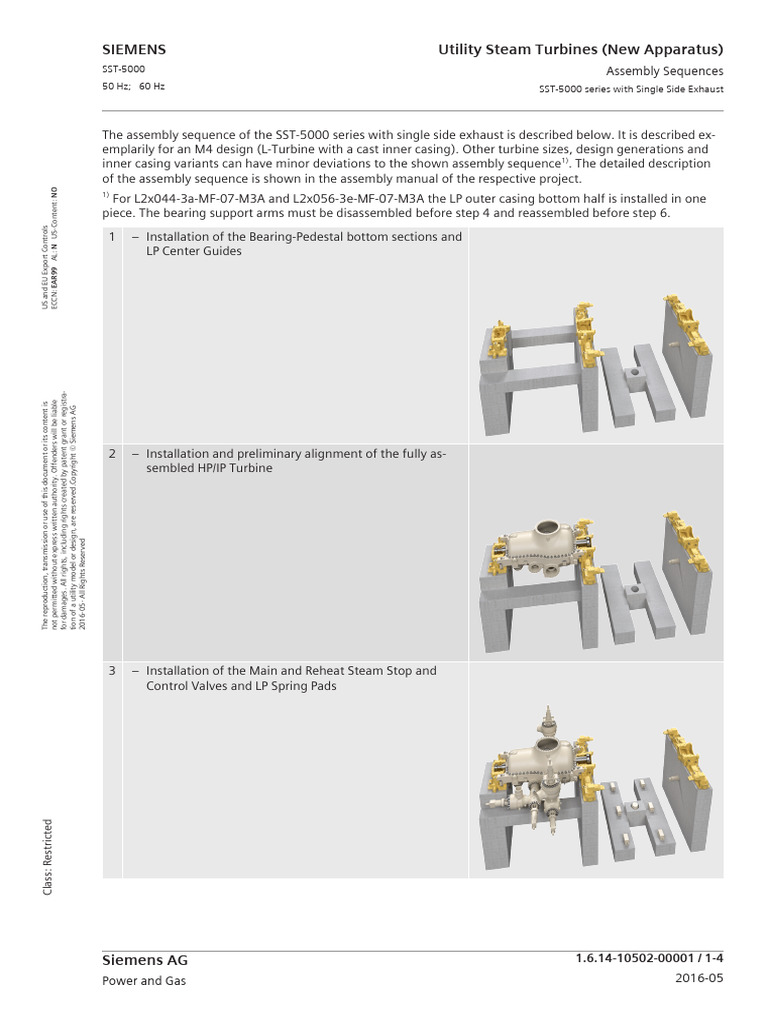 EPC_043_Erection sequences for ST | PDF | Turbine | Engines