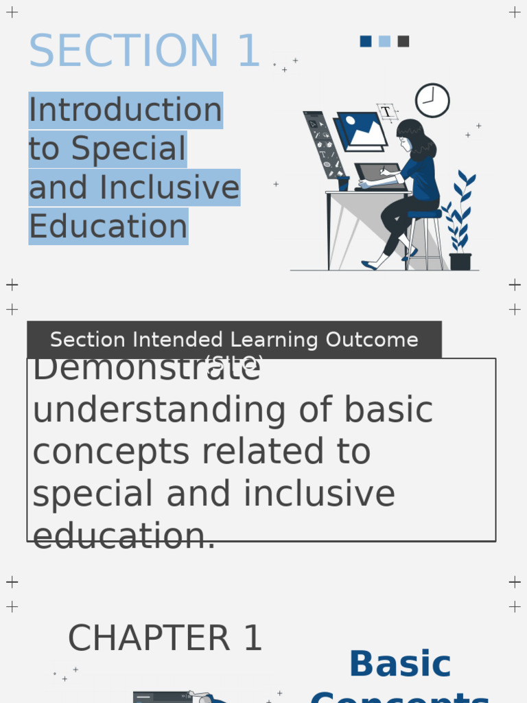 SECTION 1 Introduction To Special and Inclusive Education 1 | PDF | Special Education ...