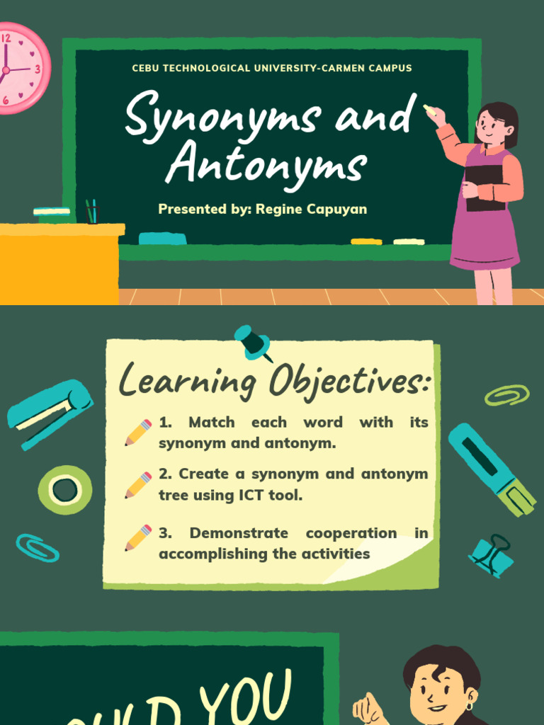 Brainstorming Synonyms and Antonyms | PDF